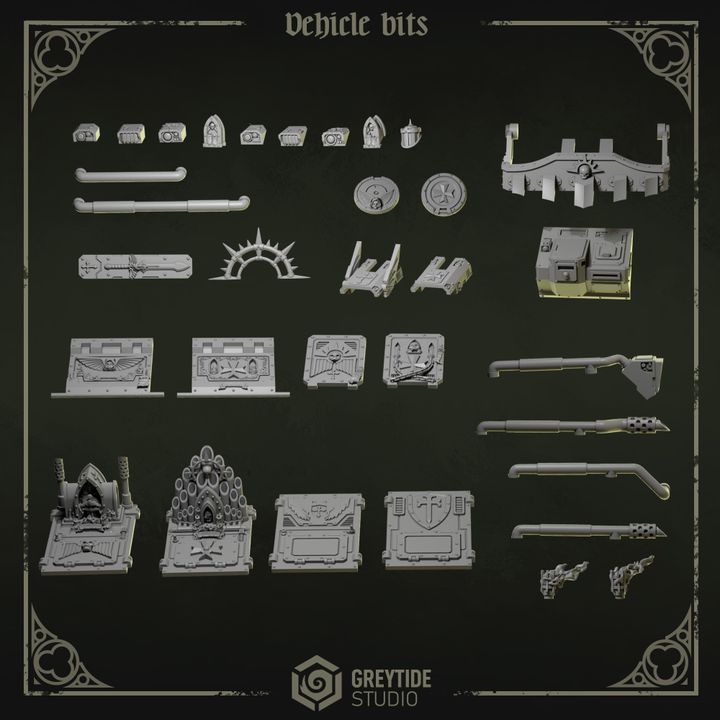3D Printable Eternal Pilgrim Pack by GreyTide Studio