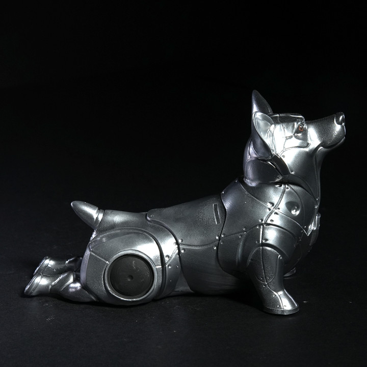 3D Printable Space Pooch Trio by Stlflix