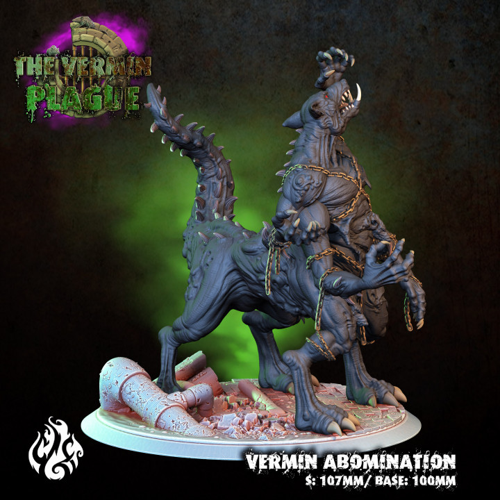 3D Printable Vermin Abomination by Crippled God Foundry