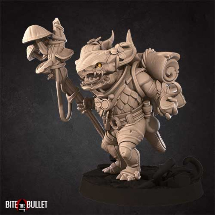 3D Printable Kobold Druid by Bite the Bullet