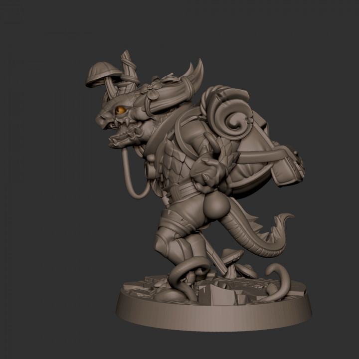 3D Printable Kobold Druid by Bite the Bullet