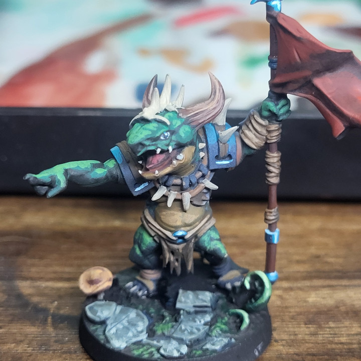 3D Print of Kobold Squad Leader by rileywalker