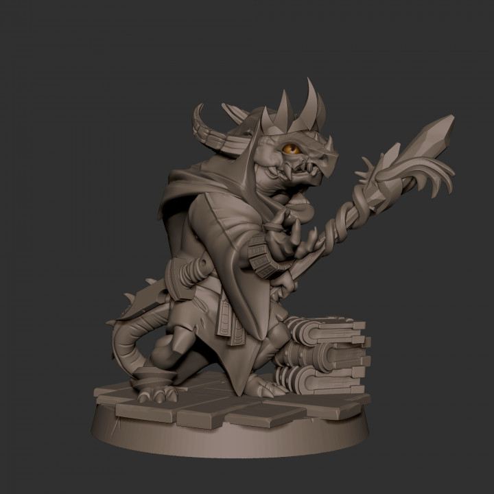 3D Printable Kobold Warlock by Bite the Bullet