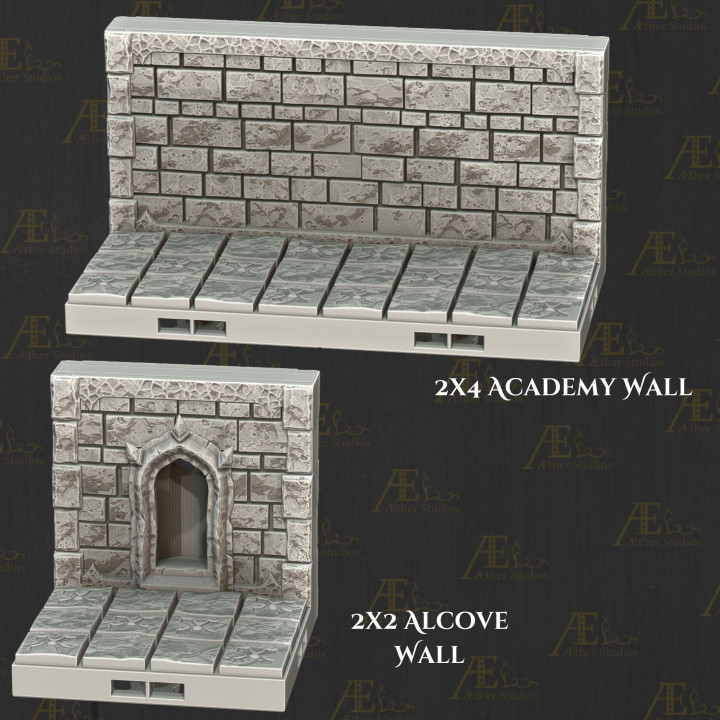 3D Printable AEDARK02 - Dark Academy by Aether Studios