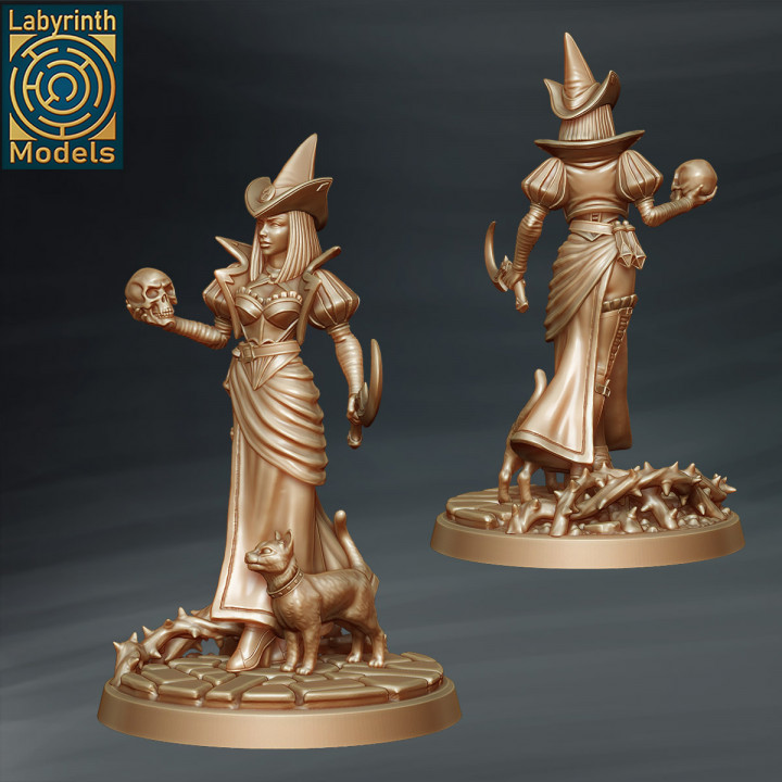 3D Printable Witches Coven - 32mm scale by Labyrinth Models