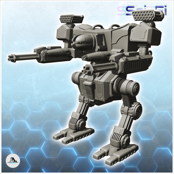 3D Printable Fumenar combat robot (3) - Future Sci-Fi SF Post ...