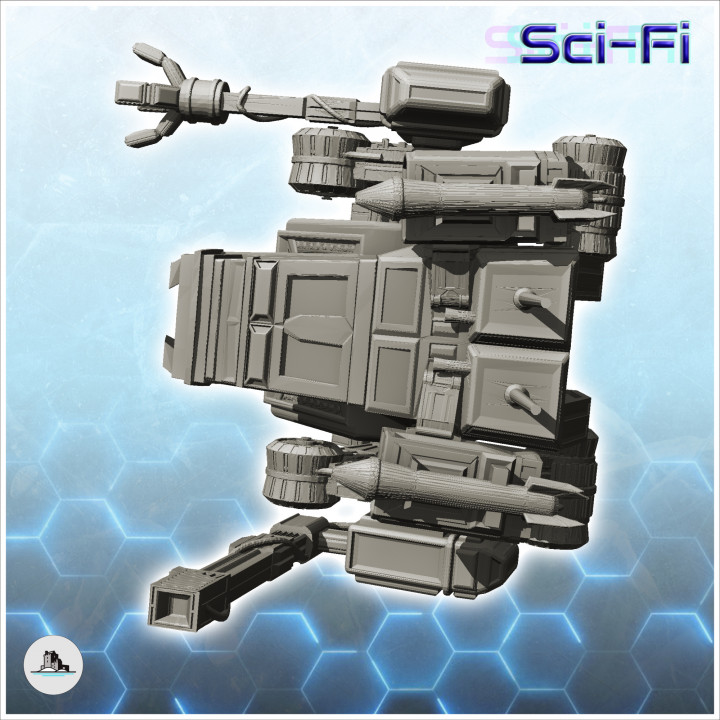 3D Printable Phydon combat robot (12) - Future Sci-Fi SF Post ...