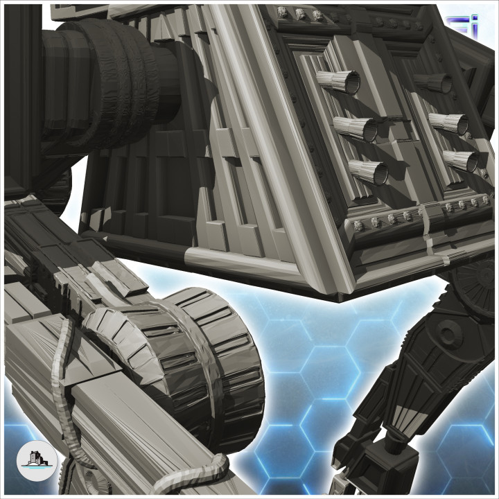 3D Printable Phydon combat robot (12) - Future Sci-Fi SF Post ...