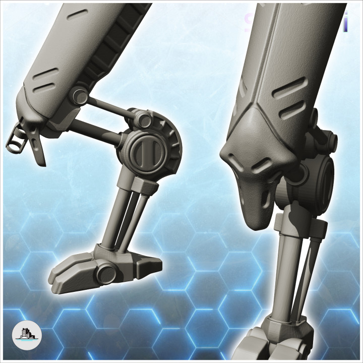 3D Printable Ruesis combat robot (17) - Future Sci-Fi SF Post ...