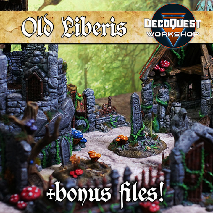 3D Printable OLD LIBERIS all-in bundle by DecoQuest Workshop