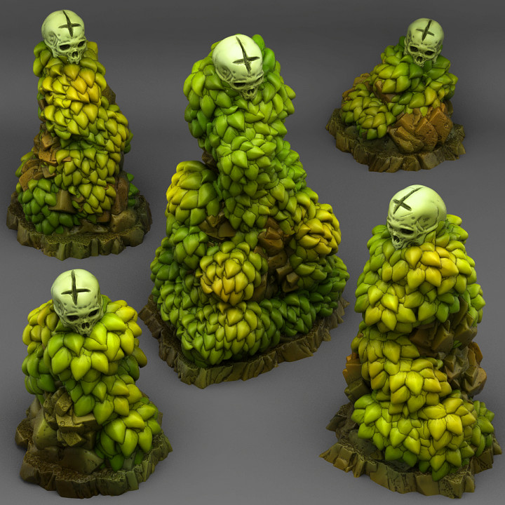 3D Printable ANCIENT CRUSADER TOMBS by Fantastic Plants And Rocks