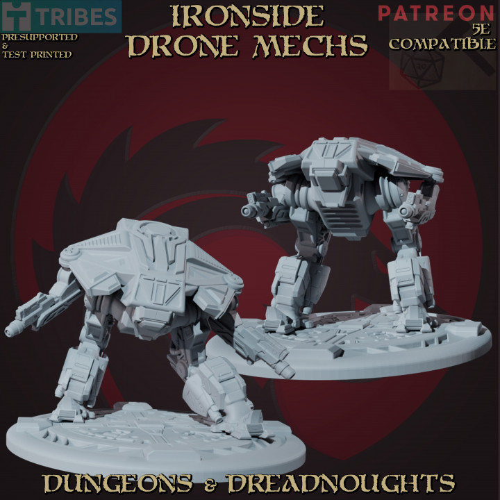 3D Printable Ironside Faction - 5e by Dungeons and Dreadnoughts