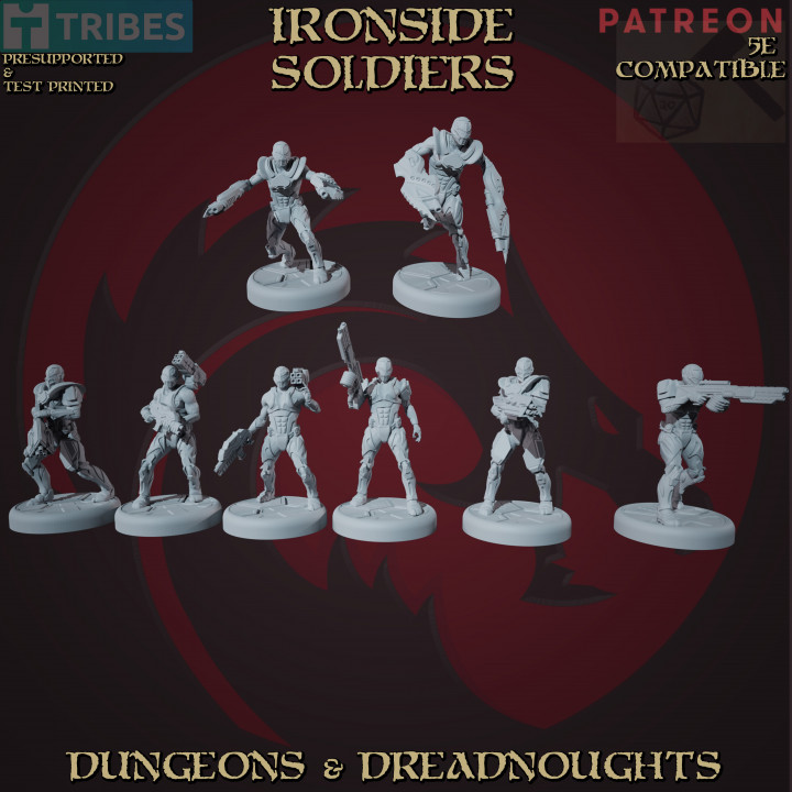 3D Printable Ironside Faction - 5e by Dungeons and Dreadnoughts