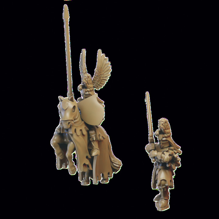 3D Printable Medieval Knight Character Miniature (32mm, modular) by ...