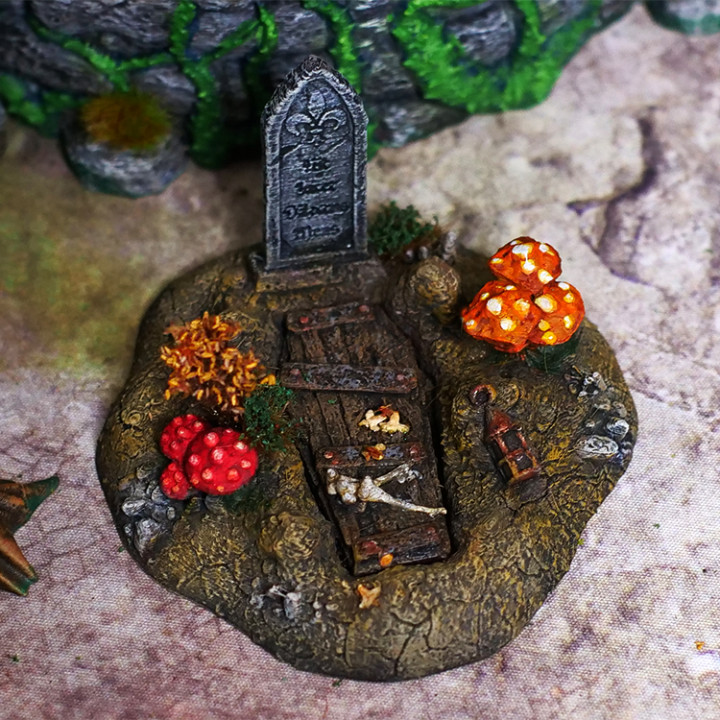 3D Printable Graveyard by DecoQuest Workshop