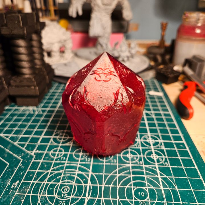 3D Print of Ruby of Nobility by piotrkozio