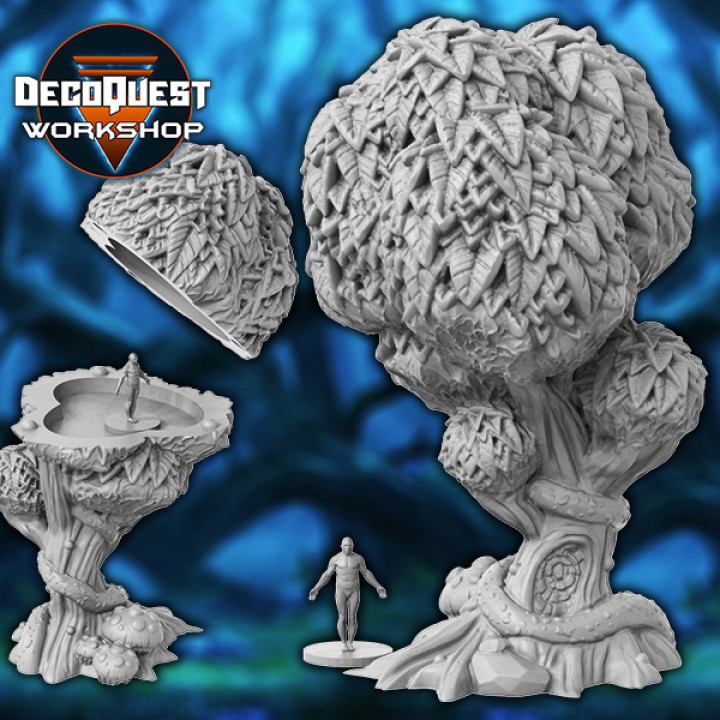 3D Printable Hidding tree by DecoQuest Workshop