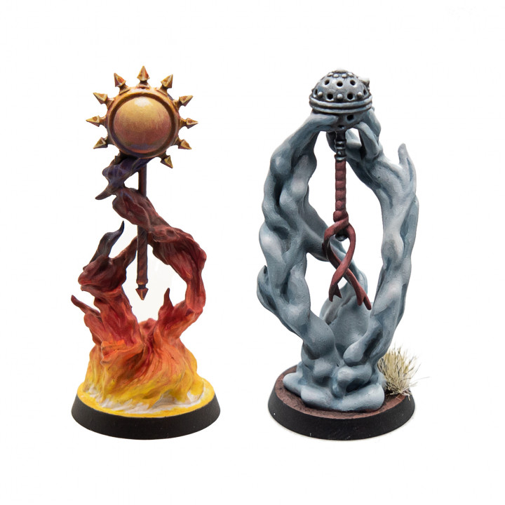 3D Printable Spiritual weapons / Armes spirituelles by Threat Factory