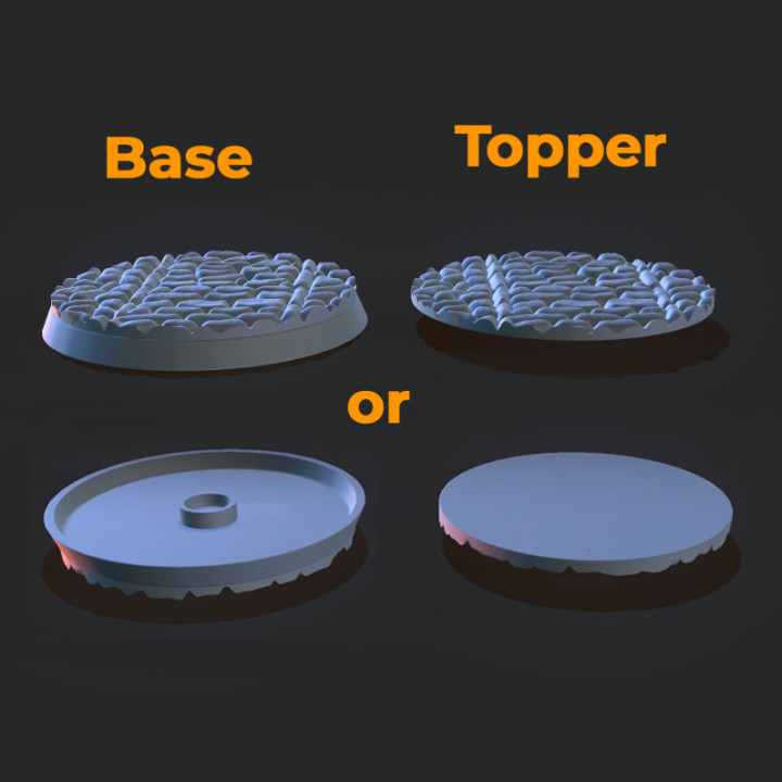 3D Printable Pavement Bases #5 by MNP Sculpt