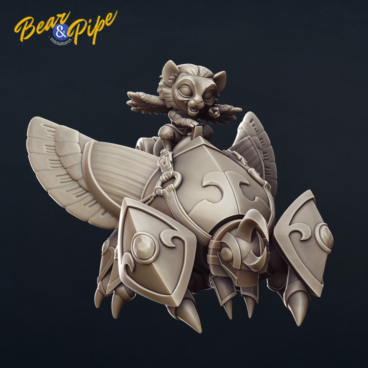 3D Printable Endless Sand - Scarab pre-supported by Bear & Pipe