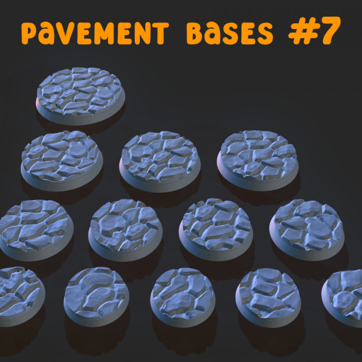 3D Printable Pavement Bases #7 by MNP Sculpt