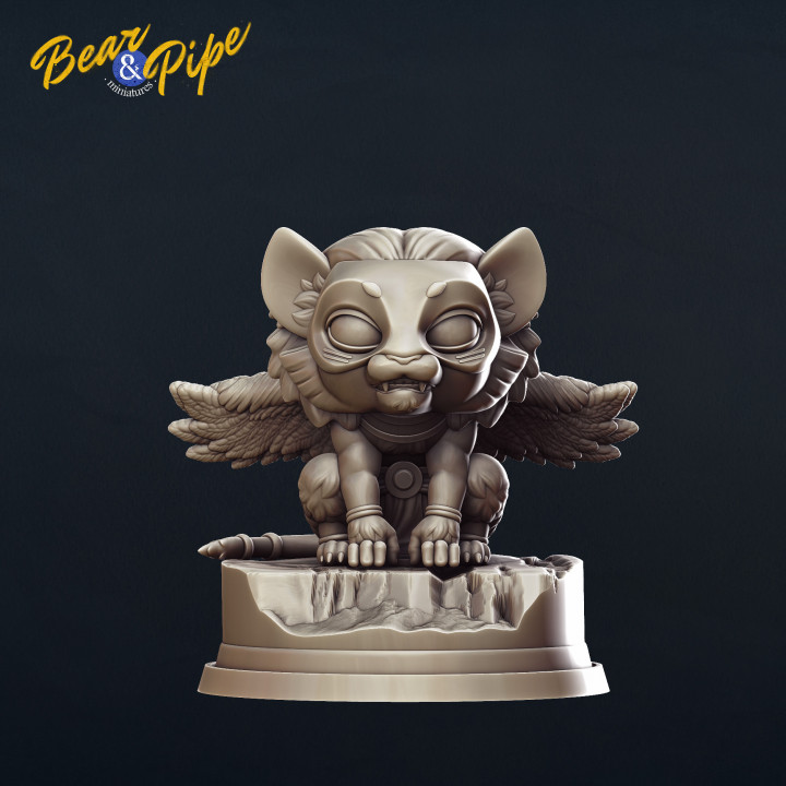 3D Printable Endless Sand - Sand Godling pre-supported by Bear & Pipe