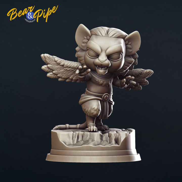 3D Printable Endless Sand - Sand Godling pre-supported by Bear & Pipe