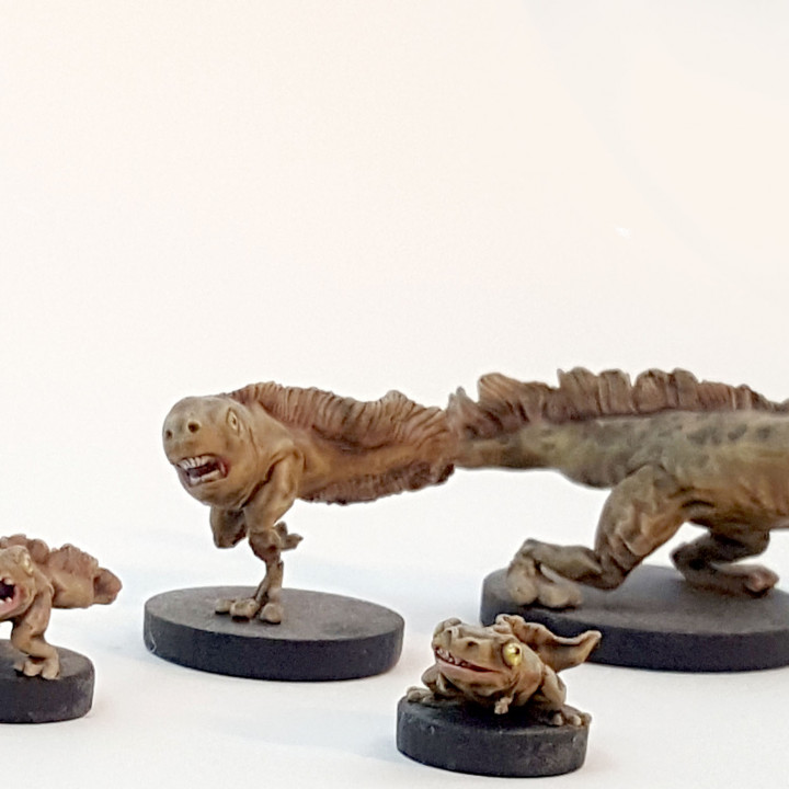 3D Printable Monstrous Pollywogs by Dark-Platypus Studio