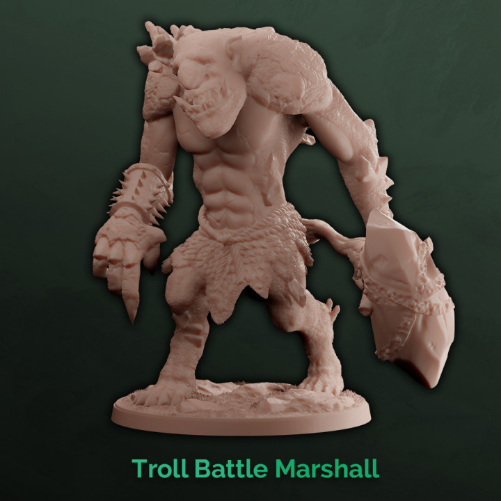 3D Printable Troll Battle Marshall by Artificers_Mini