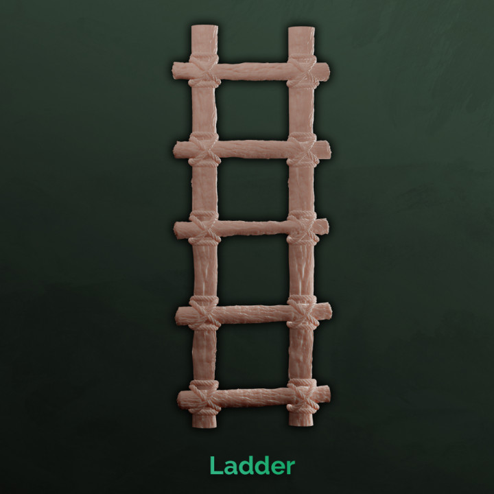 3D Printable Ladder by Artificers_Mini