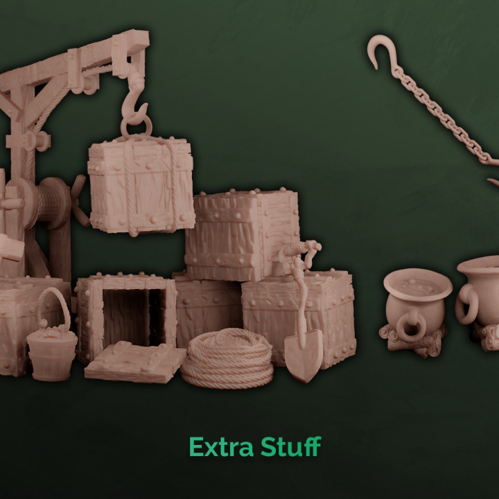 3D Printable Extra Stuff by Artificers_Mini