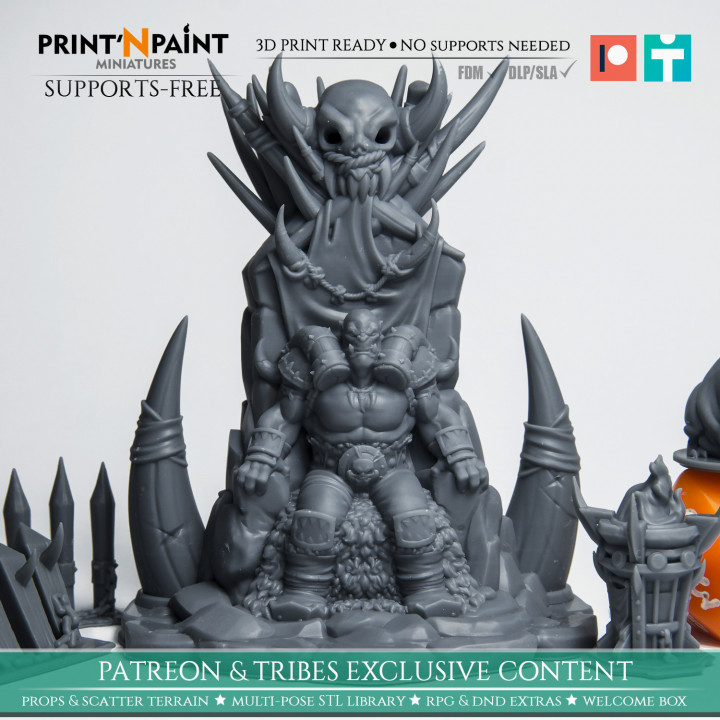 3D Printable Ghor the Conqueror by Leonardo Escovar