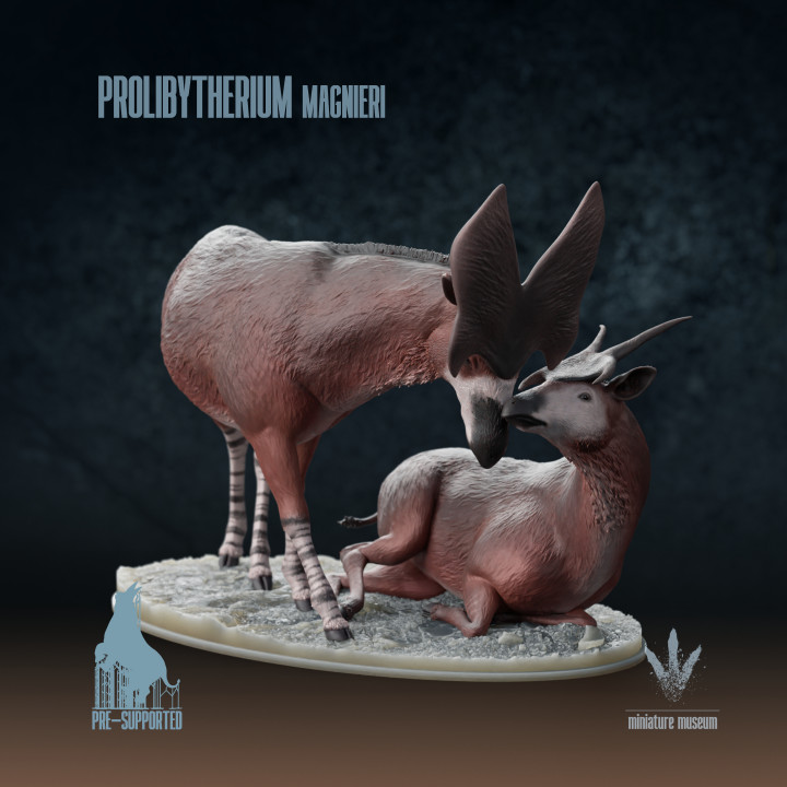 3D Printable Prolibytherium magnieri : Love is in the Air by Miniature ...