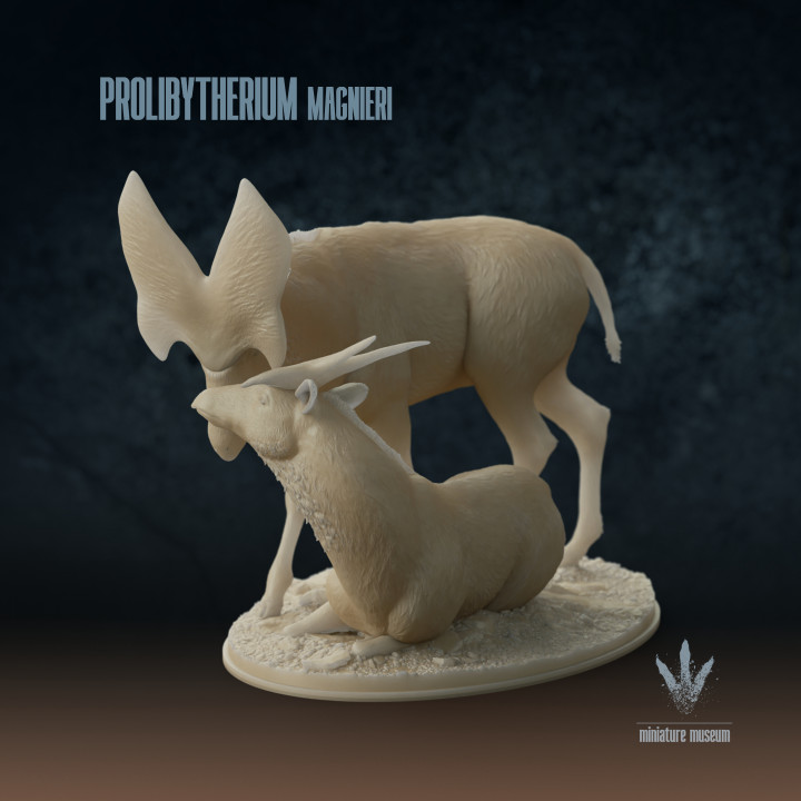 3D Printable Prolibytherium magnieri : Love is in the Air by Miniature ...