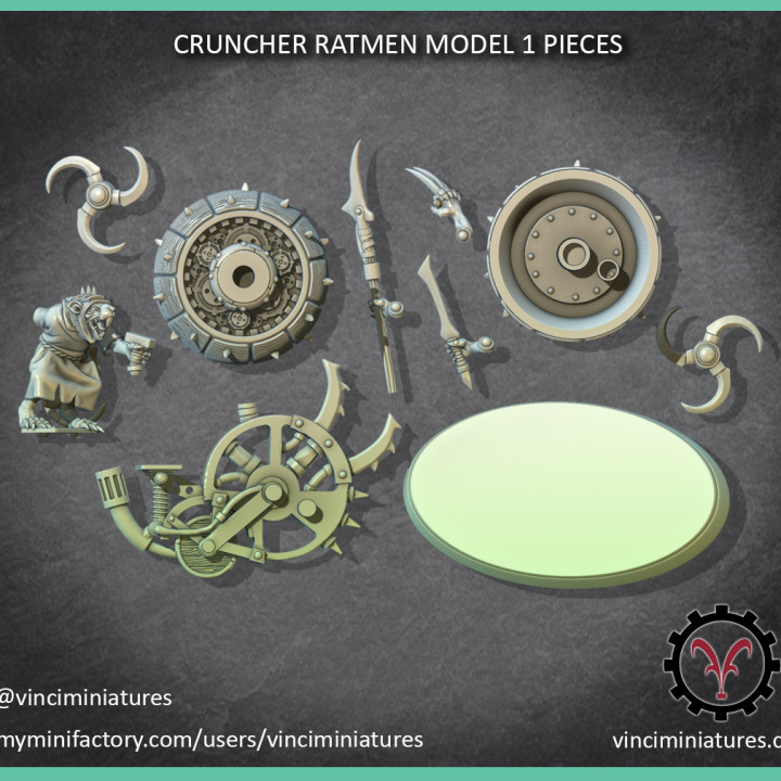 Download CRUNCHER RATMEN SET 1 von vinciminiatures