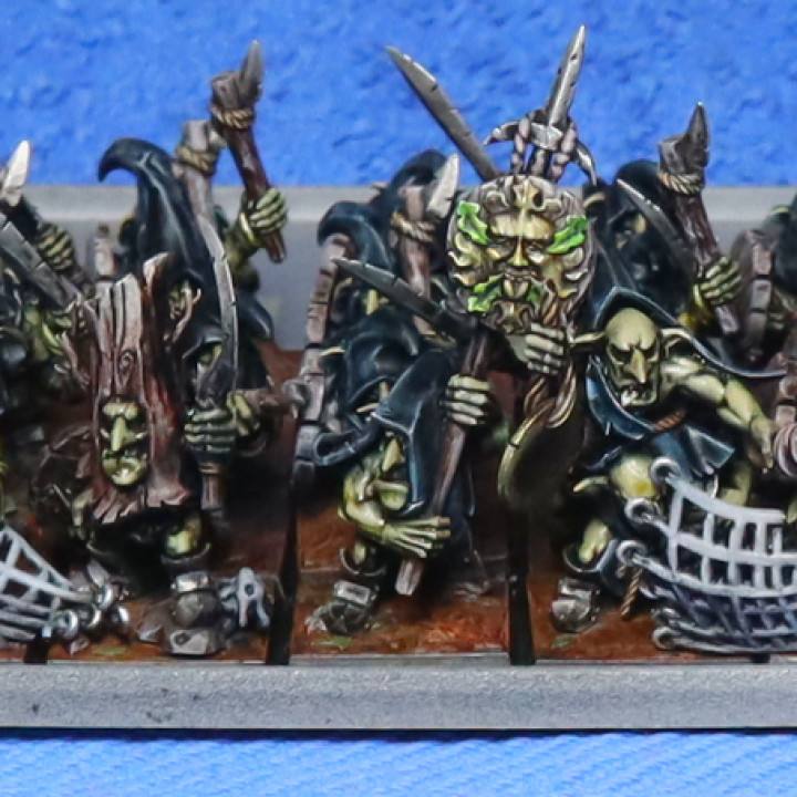 3D Print of Swamp Goblin with Hand Weapons- Highlands Miniatures by Zodgrod