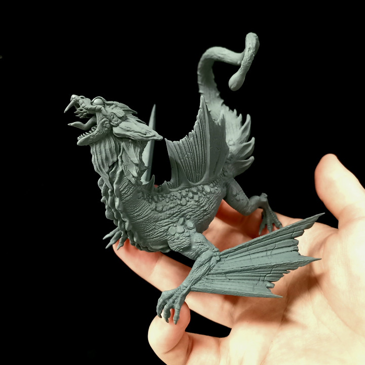 3D Print of Deep Dragon by MiniAdventurePrint