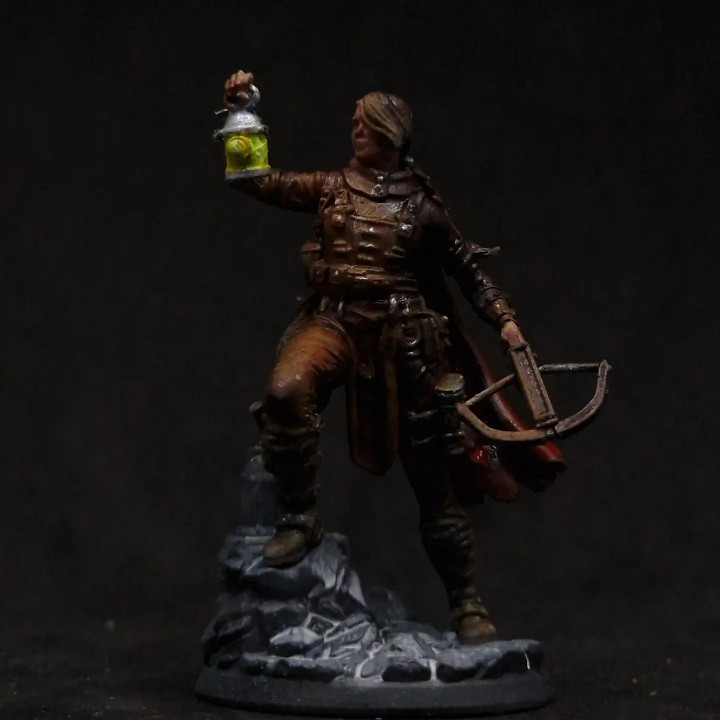 3D Print of Elicia, Human Explorer by bobbdobbs