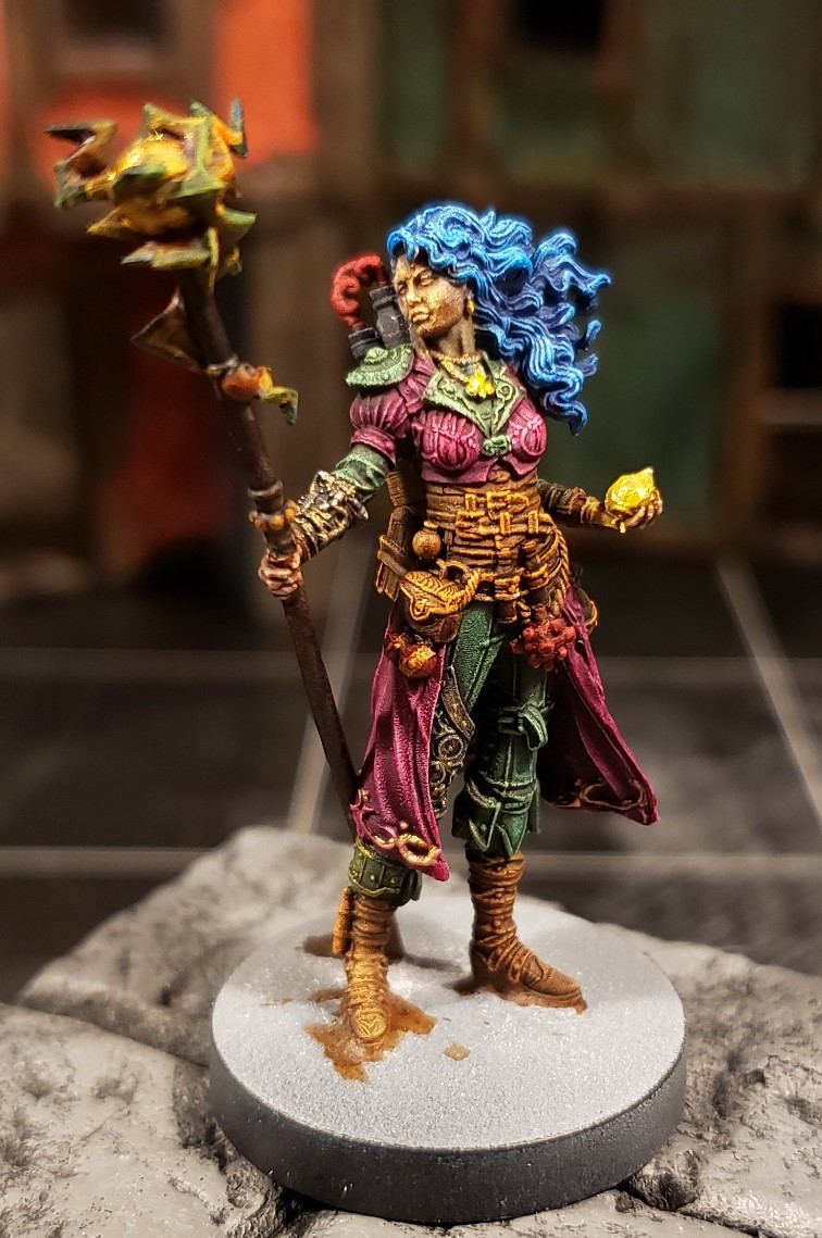 3D Printable Tasha, Human Artificer by Flesh of Gods