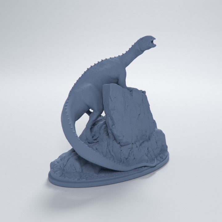 3D Printable Tenontosaurus call 1-35 scale pre-supported dinosaur by ...