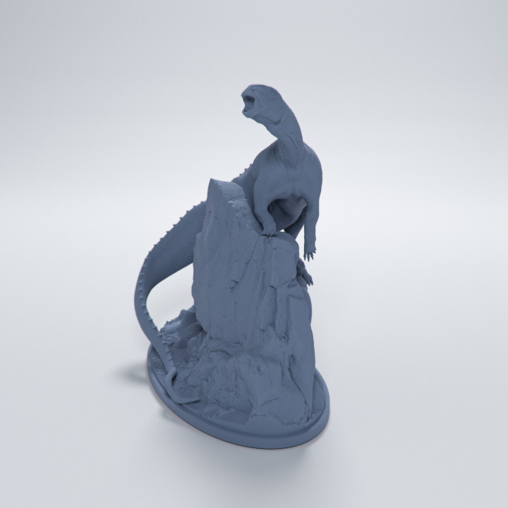 3D Printable Tenontosaurus call 1-35 scale pre-supported dinosaur by ...