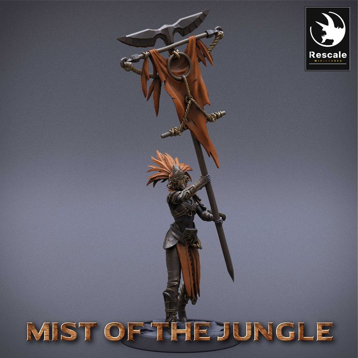 3D Printable Pack Amazon Light Infantry by Rescale Miniatures