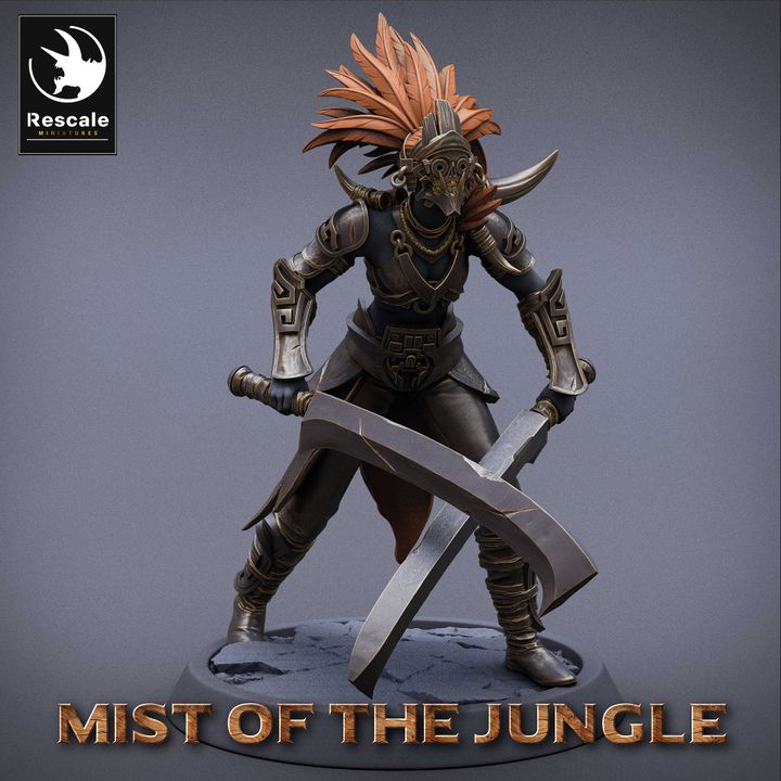 3D Printable Pack Amazon Light Infantry by Rescale Miniatures