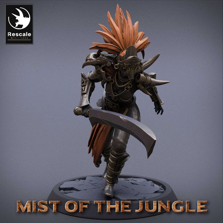 3D Printable Pack Amazon Light Infantry by Rescale Miniatures