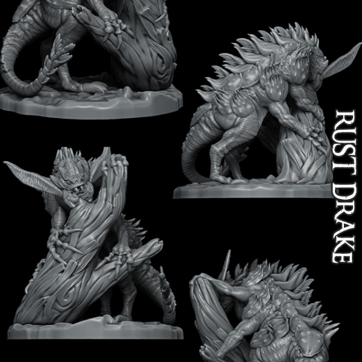 3D Printable Rust Drake by RocketPigGames