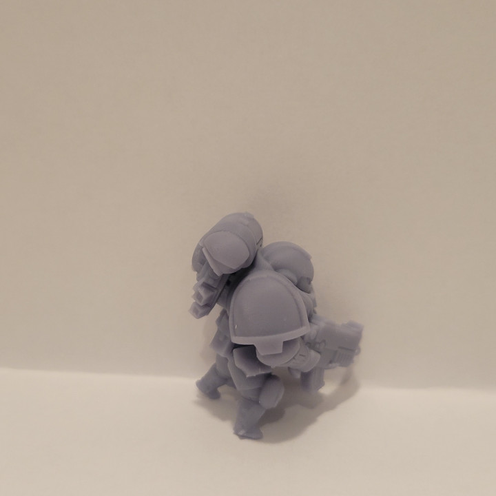3D Printable Chibi Marines by Forgerunner