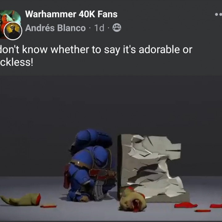 3D Printable Chibi Marines by Forgerunner