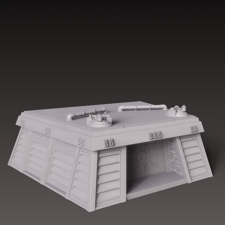 3D Printable Imperial Bunker by Dark Fire Designs