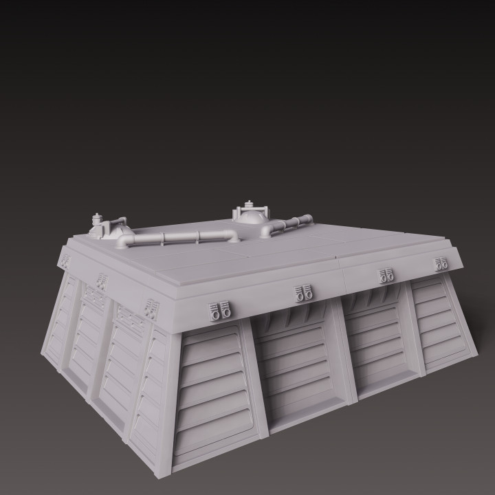 3D Printable Imperial Bunker by Dark Fire Designs