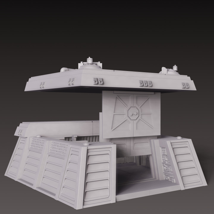 3D Printable Imperial Bunker by Dark Fire Designs